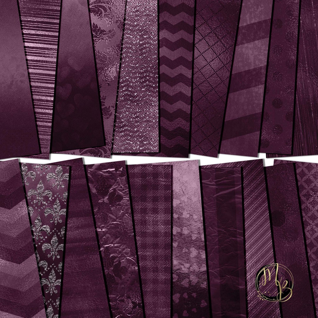 Luxe Metallic Scrapbook Paper Download • Various Shimmering Foil Design ...