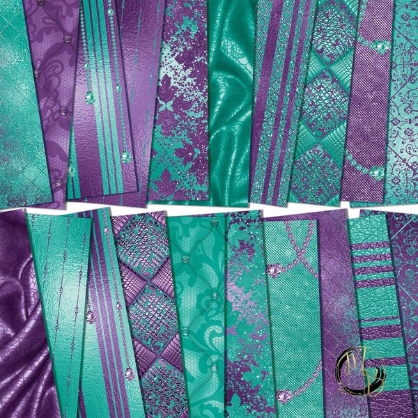 Teal Textures Wall Paper - Etsy