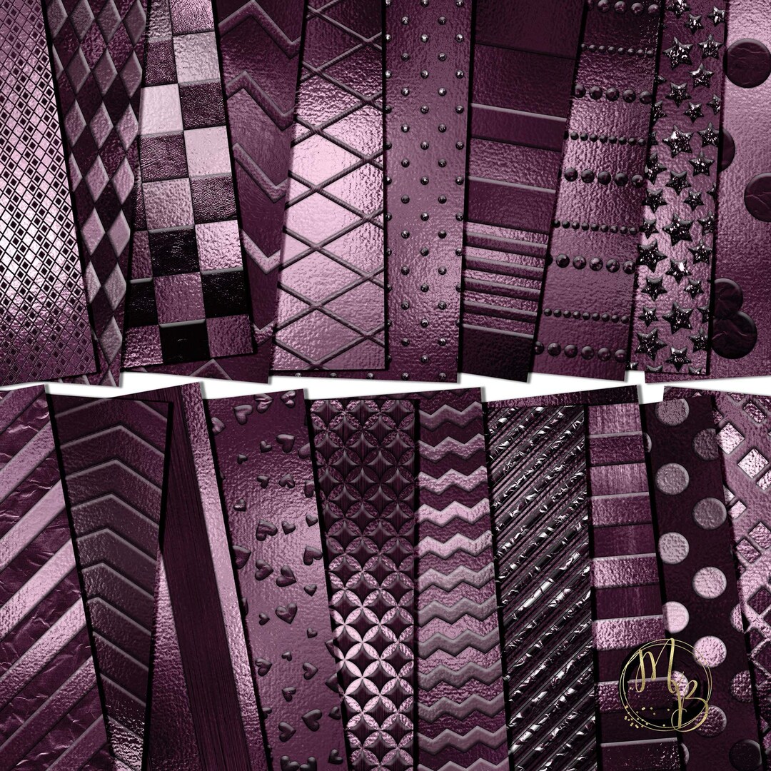 Embossed Scrapbook Paper Download • Geometric Shiny Shimmering Foil ...