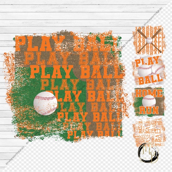 play ball 5 PNG images sports Retro Baseball Sublimation Design Bundle ...