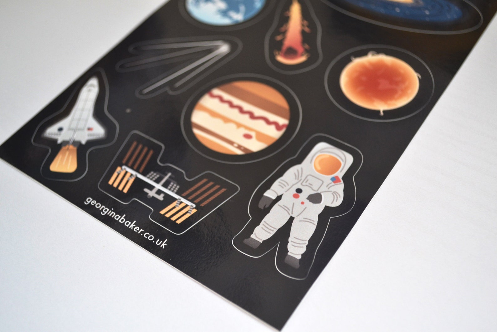 Space Sticker Sheet Vinyl Laptop Stickers Back to School - Etsy