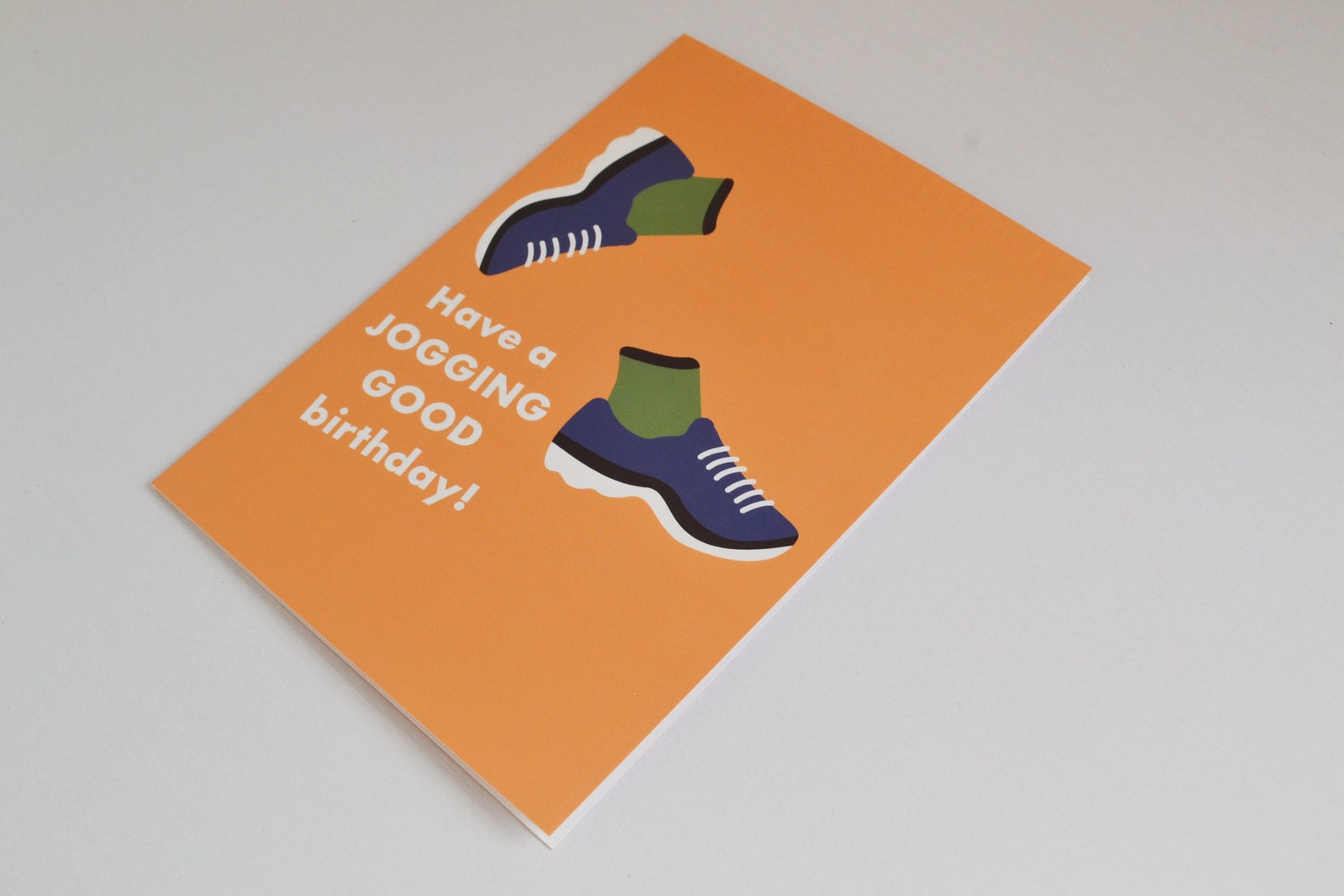 Running Birthday Card Funny Sports Pun Birthday Card - Etsy