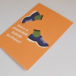 Running Birthday Card - Funny Sports Pun Birthday Card, Jogging Gift - Etsy