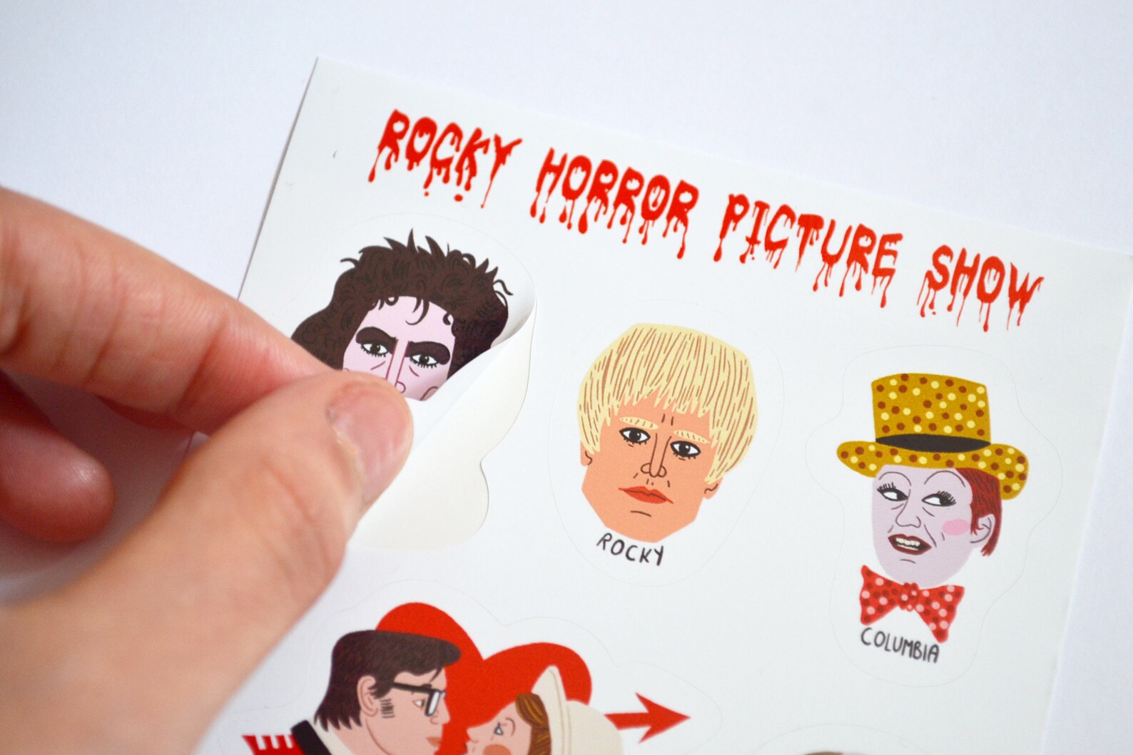 Rocky Horror Sticker Sheet Vinyl Stickers Rocky Horror - Etsy UK