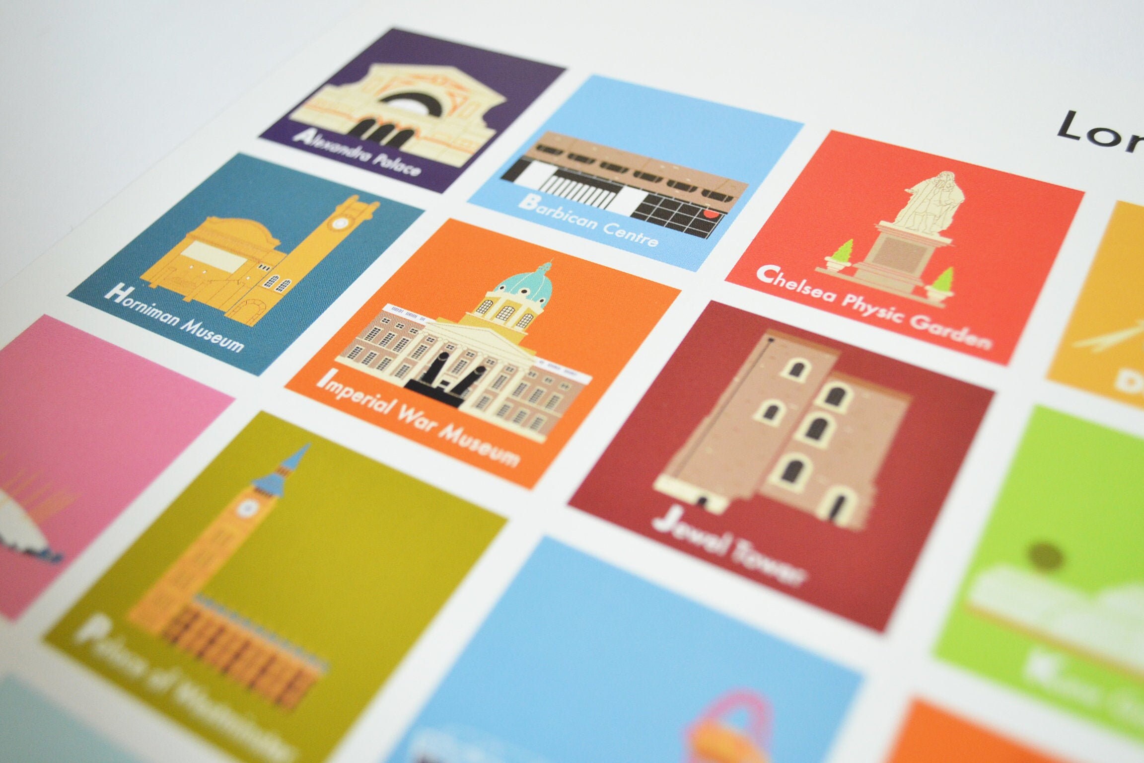London Landmarks Poster A4/A3/A2 Print London Guide London - Etsy UK