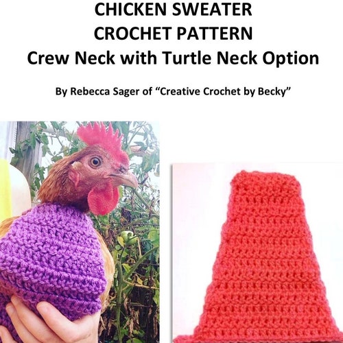 Chicken Sweater Crochet Pattern - Etsy