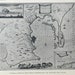 1965 Vintage Map Illustration, the New World, Gibraltar, Atlas ...