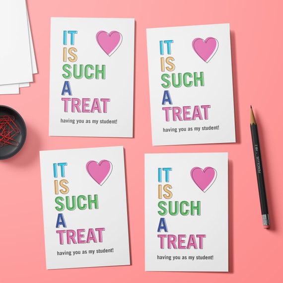 PRINTABLE Such A Treat Having You As A Student Valentine's Day, From ...