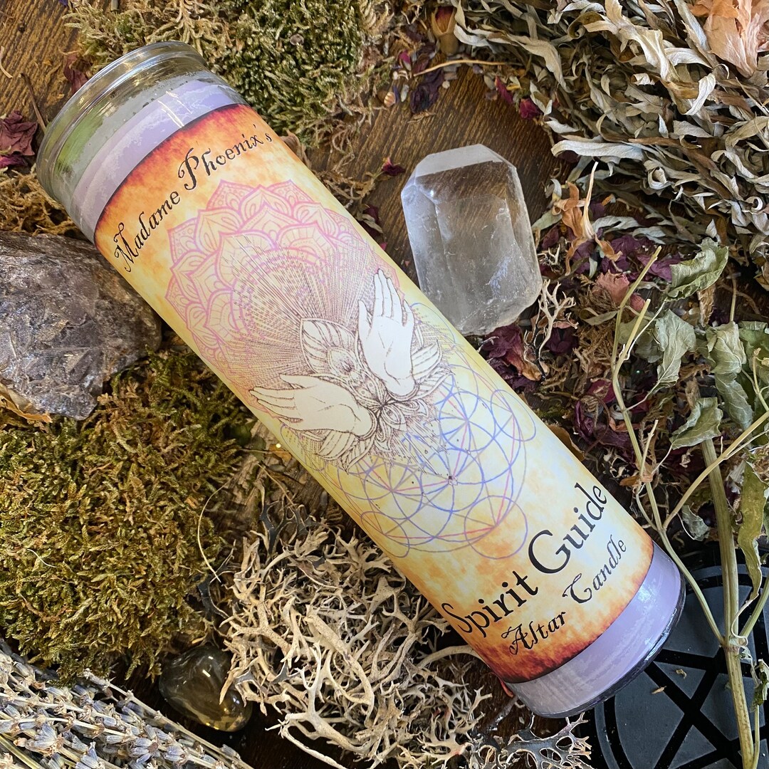Spirit Guides Ritual Altar Candle - Etsy