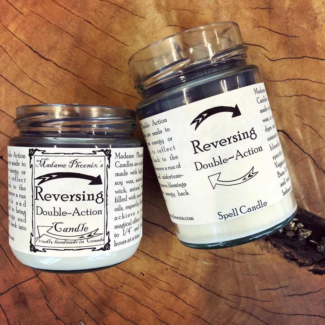 Reversing Double Action Spell Candle - Etsy