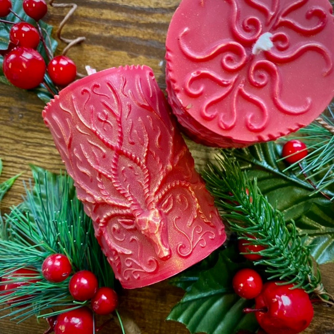 Solstice Sun God of Witches Horned One Yule Altar Candle - Etsy