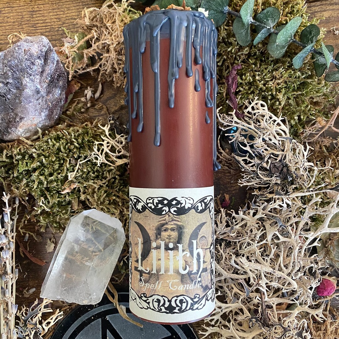 Lilith Magical Tall Pillar Candle - Etsy