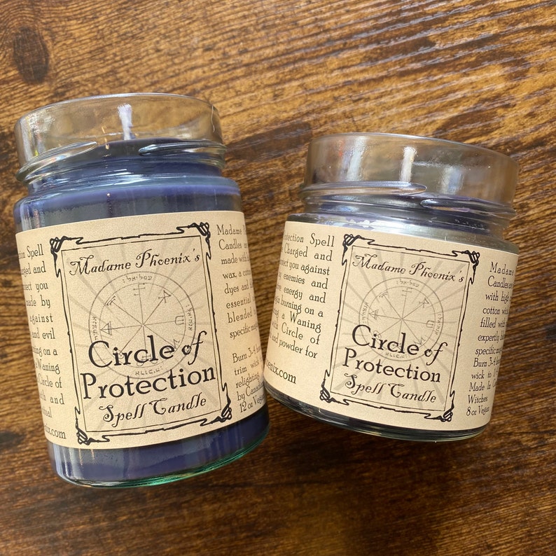 Circle of Protection Magic Spell Candle - Etsy