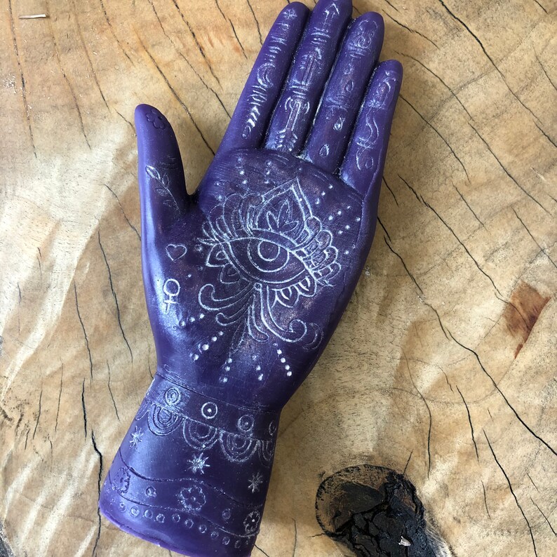 Hand Candle Evil Eye Protection Hand of Glory - Etsy
