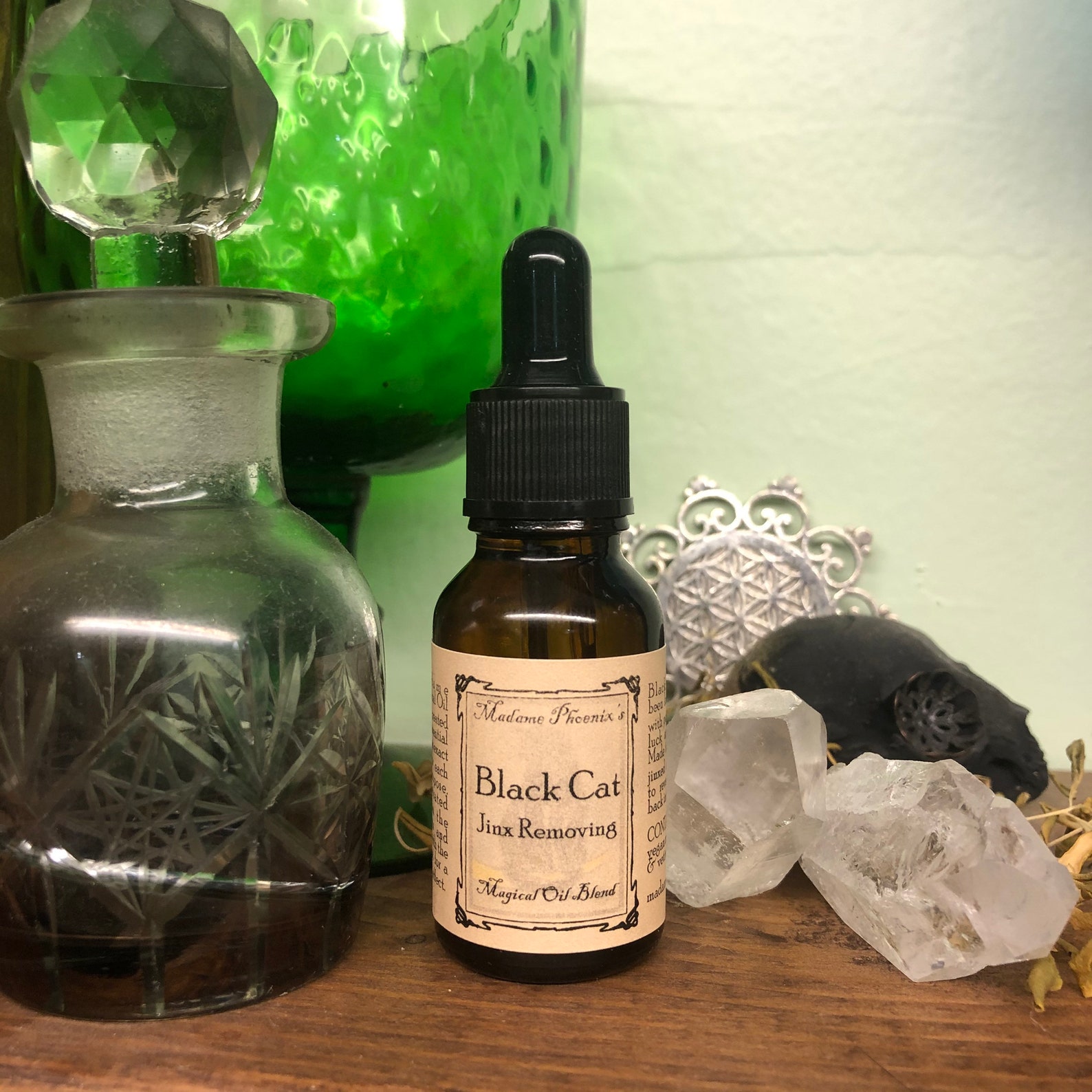 Black Cat Jinx Removing Magical Oil Blend - Etsy