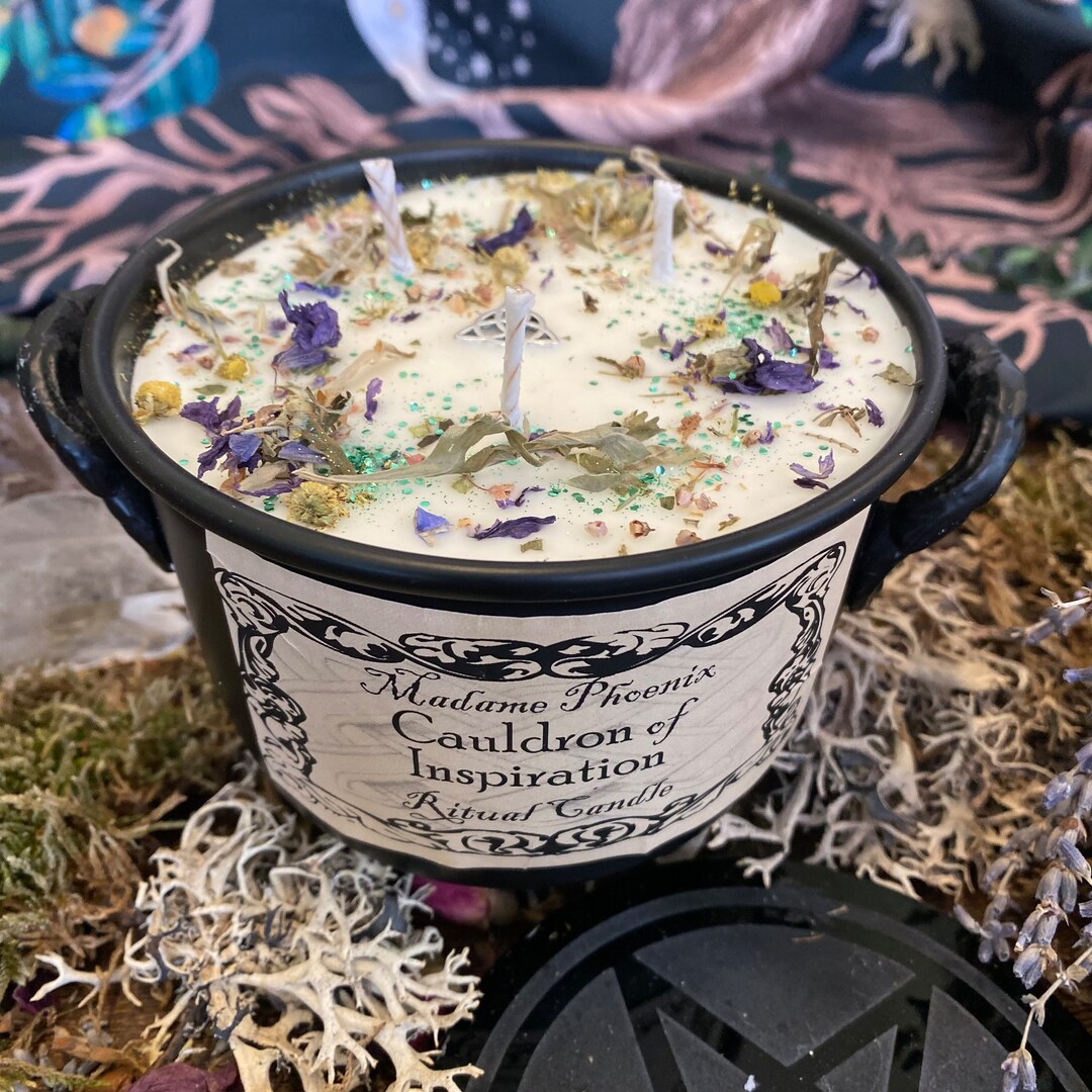 Cauldron of Inspiration Spell Candle - Etsy