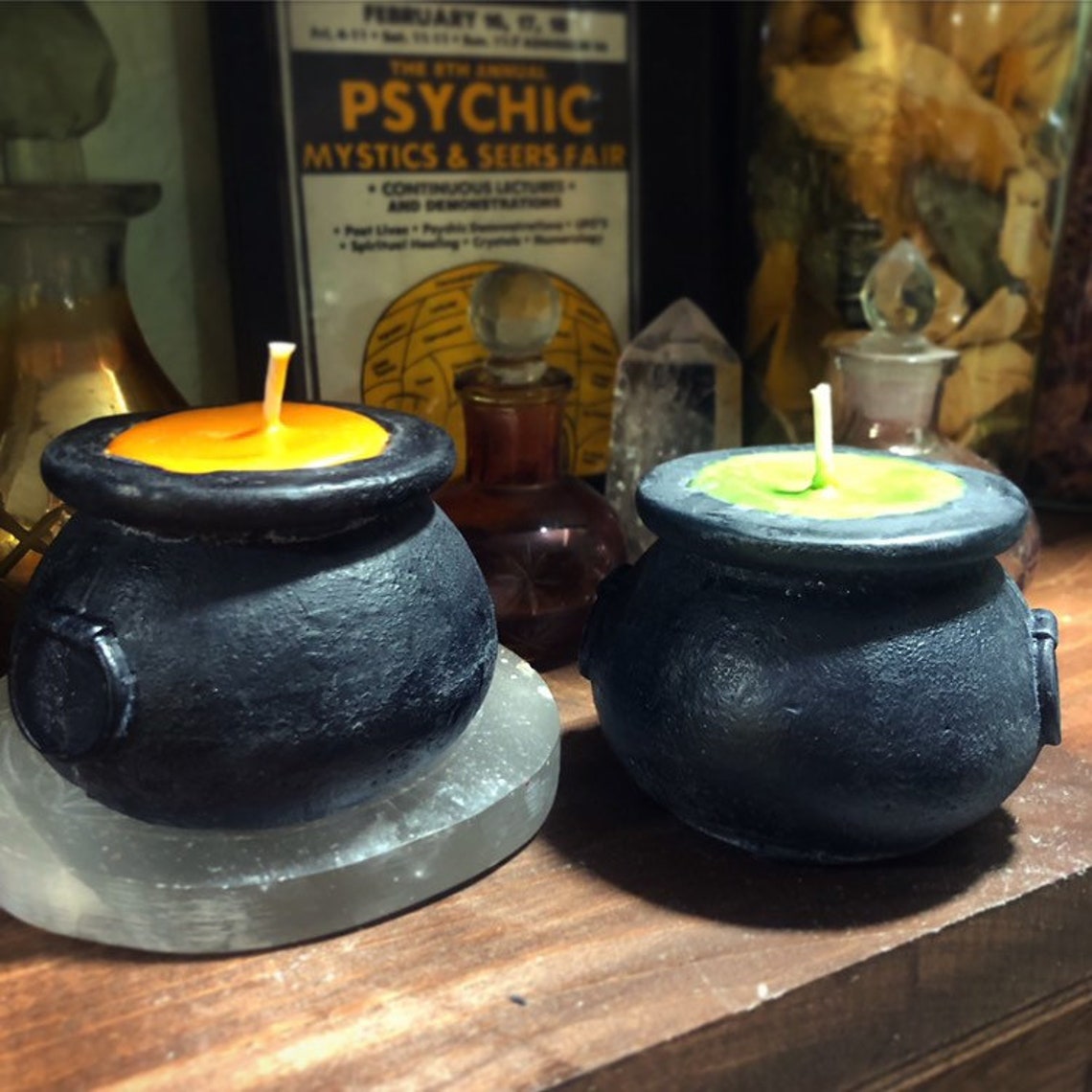 Magic Spell Cauldron Candles - Etsy