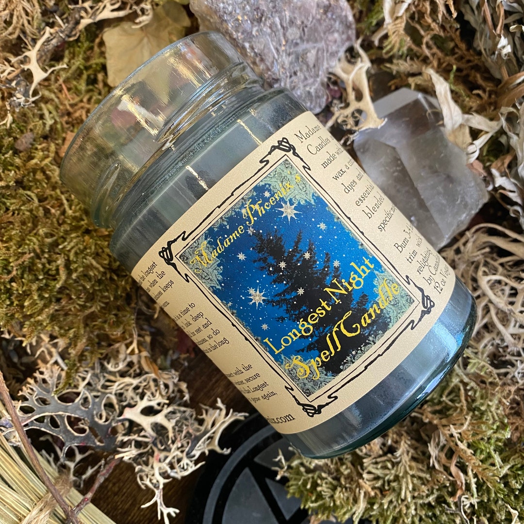 Longest Night Solstice Ritual Spell Candle - Etsy