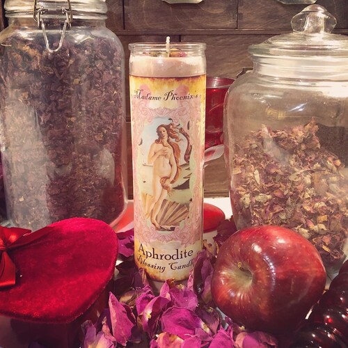 Athena Goddess Altar Shrine Ritual Candle - Etsy
