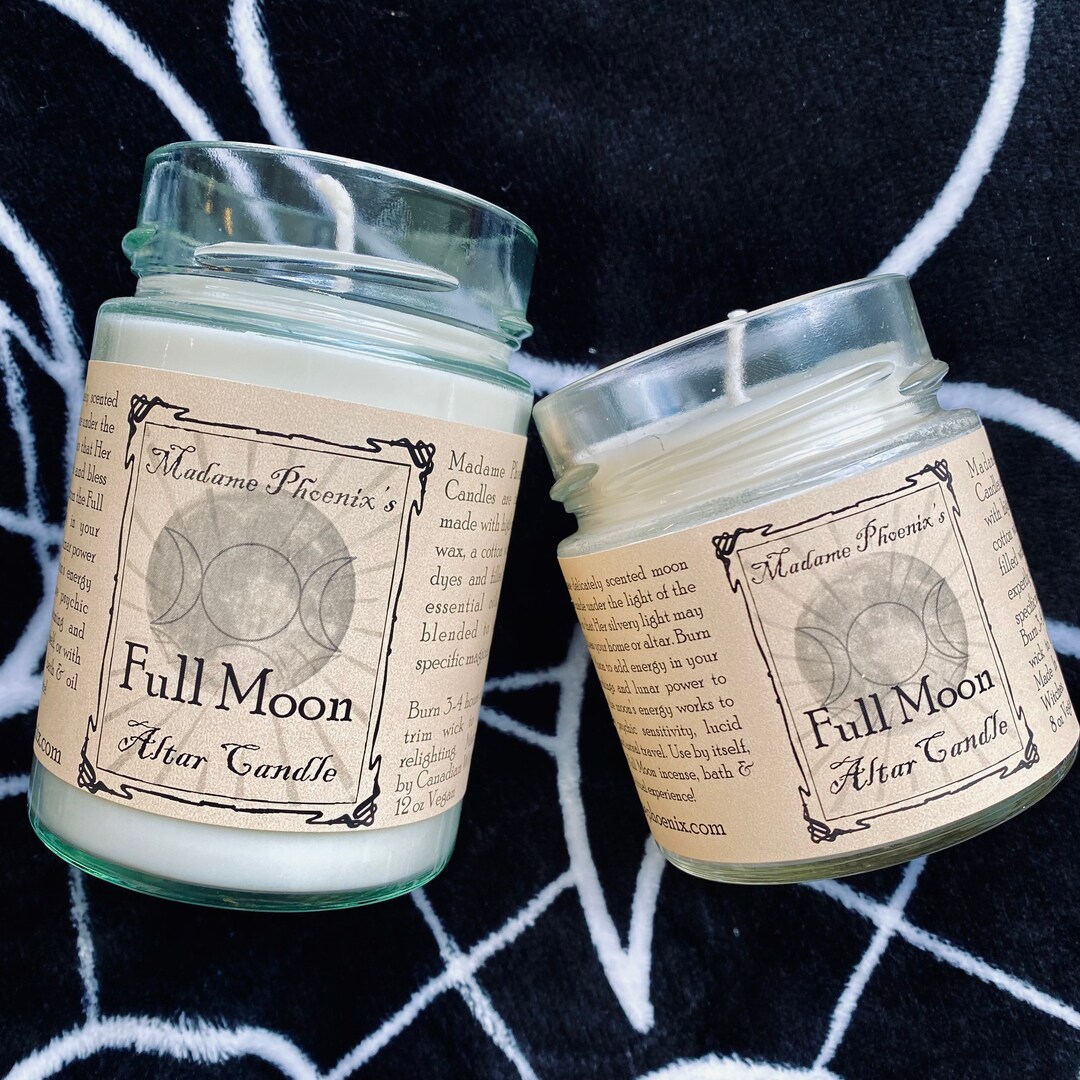 Full Moon Magic Spell Candle - Etsy