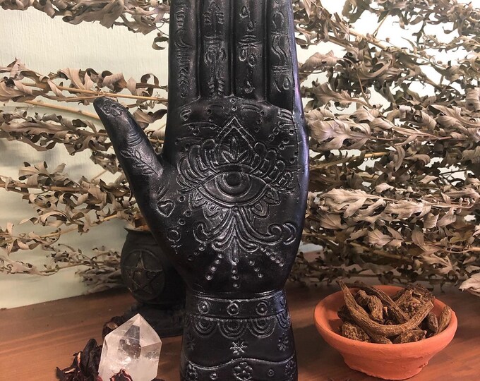 Hand Candle Evil eye protection hand of glory | Etsy