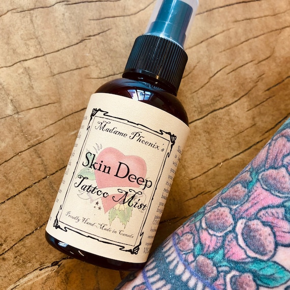 Skin Deep All Natural Tattoo Healing Spray | Etsy