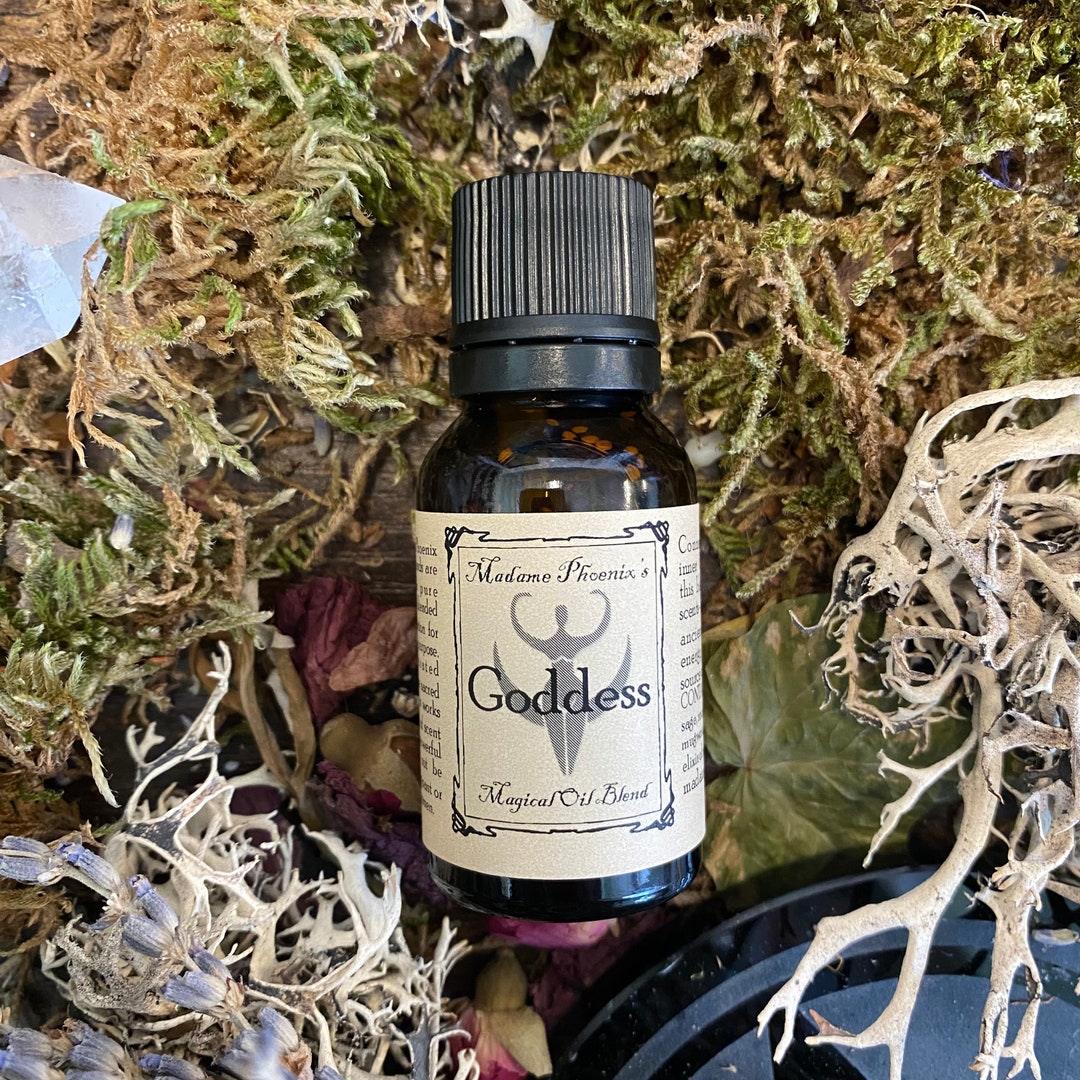 Goddess Magical Spell Oil Crystal - Etsy
