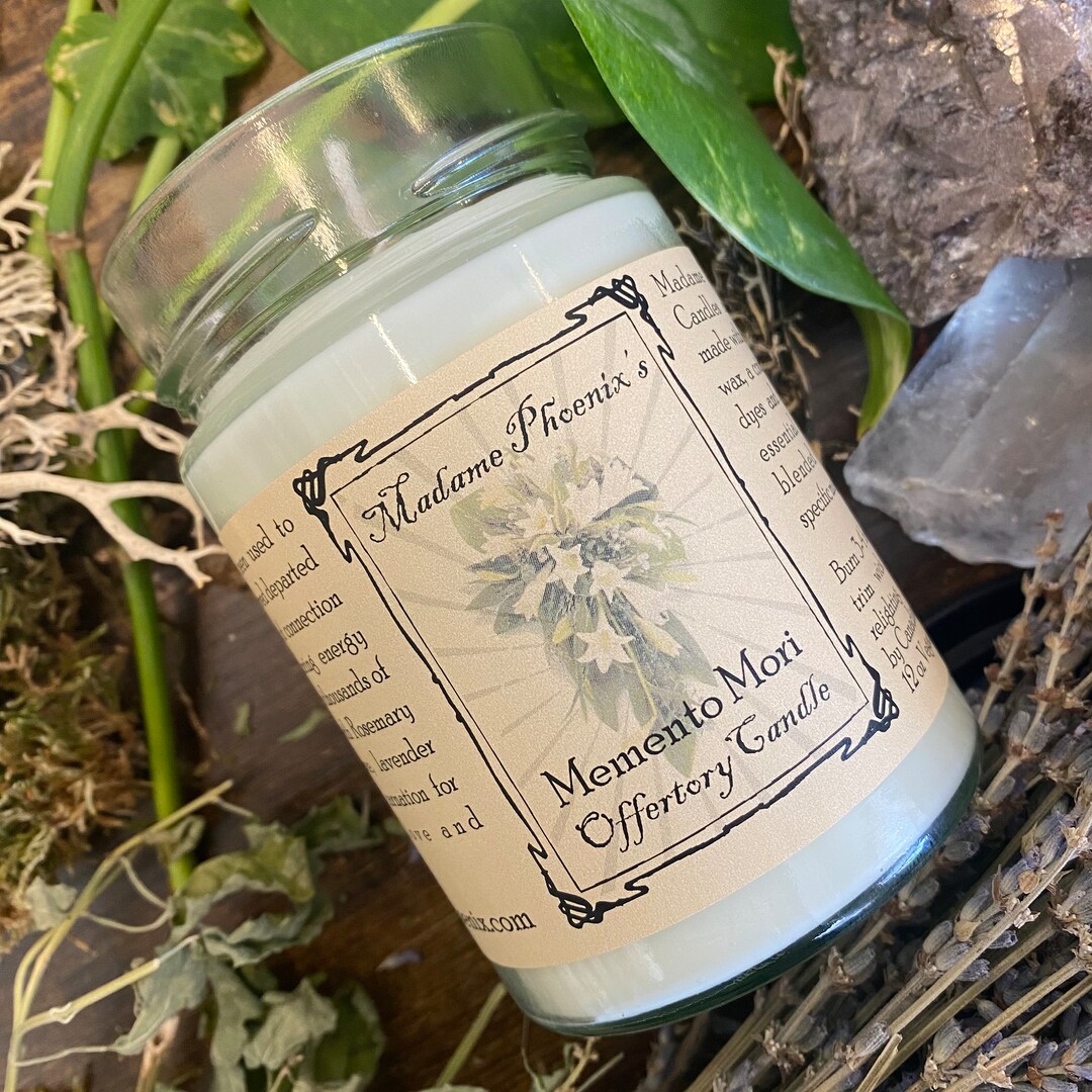 Memento Mori Offering Ancestor Memorial Candle - Etsy