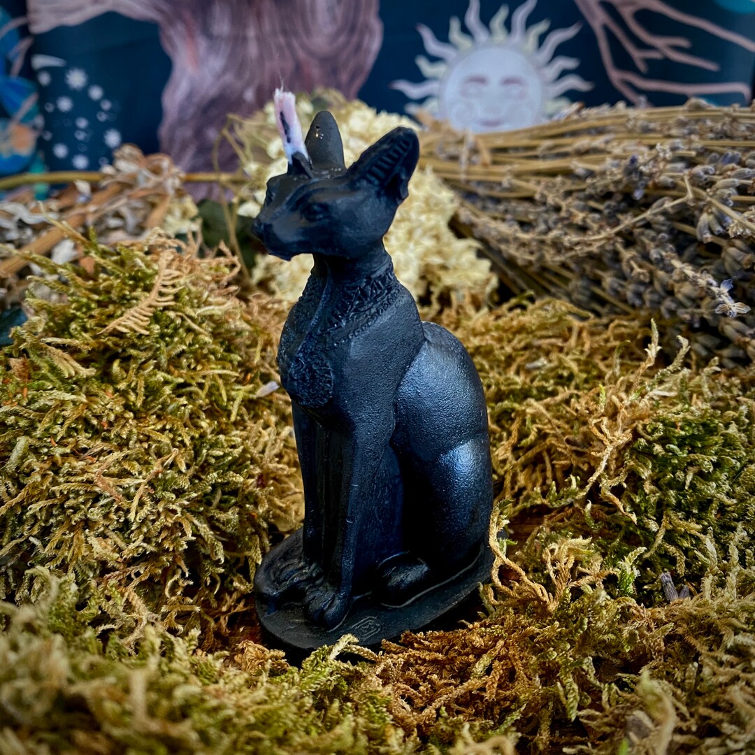 Black Cat Good Luck Jinx Removing Spell Candle - Etsy