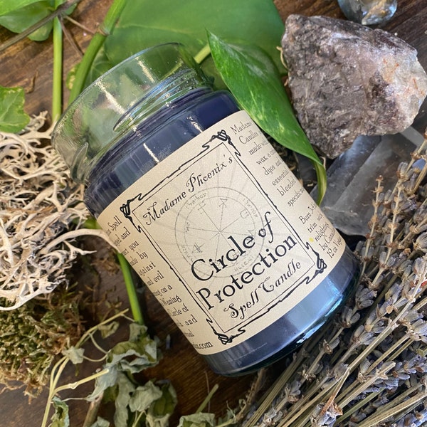 Circle of Protection Magic Spell Candle - Etsy Canada