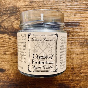 Circle of Protection Magic Spell Candle - Etsy