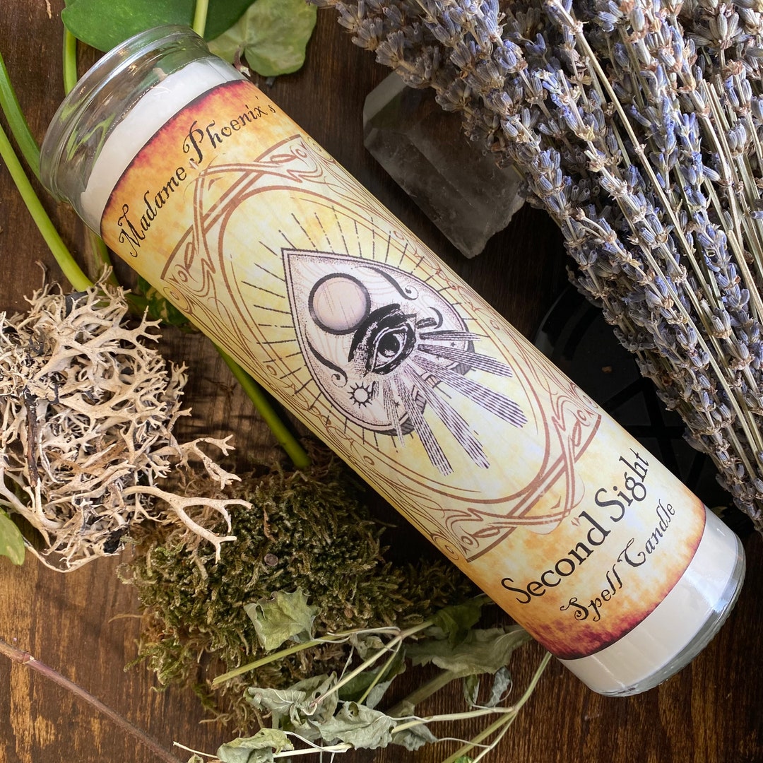 Second Sight Psychic Mediumship Divination Spell Candle - Etsy Sweden