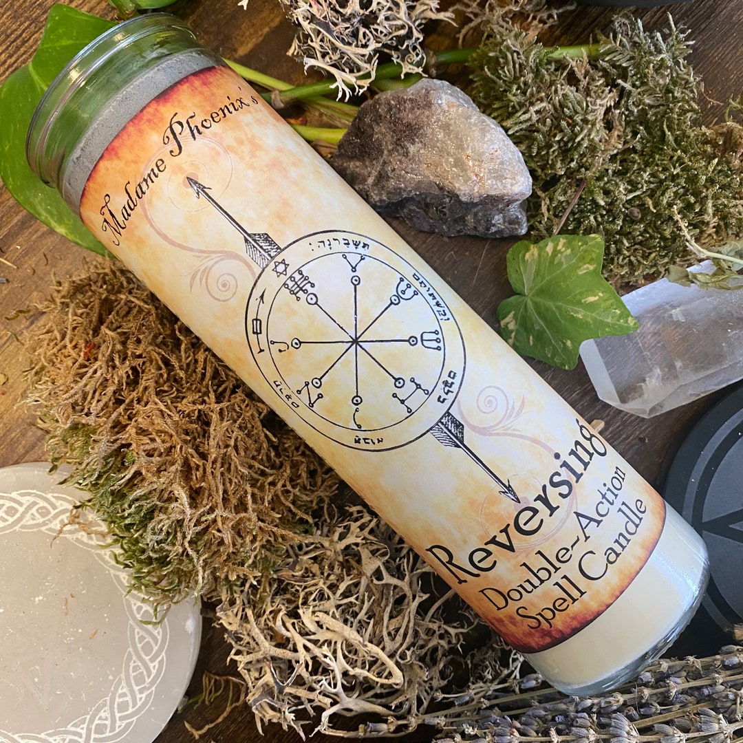Reversing Double Action Spell Candle - Etsy