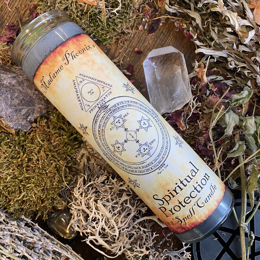 Spiritual Protection Candle - Etsy