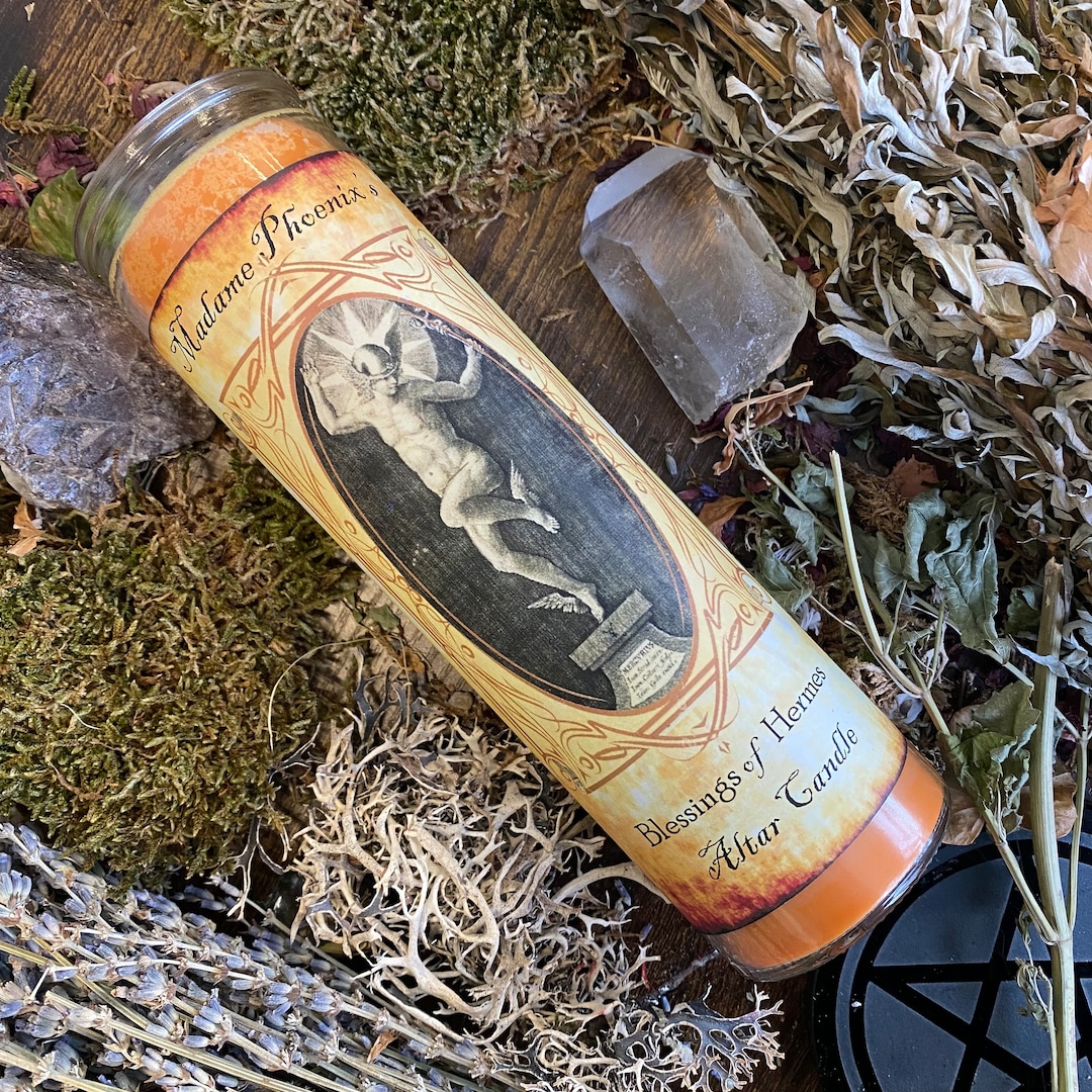 Hermes Blessing 7 Day Style Candle - Etsy