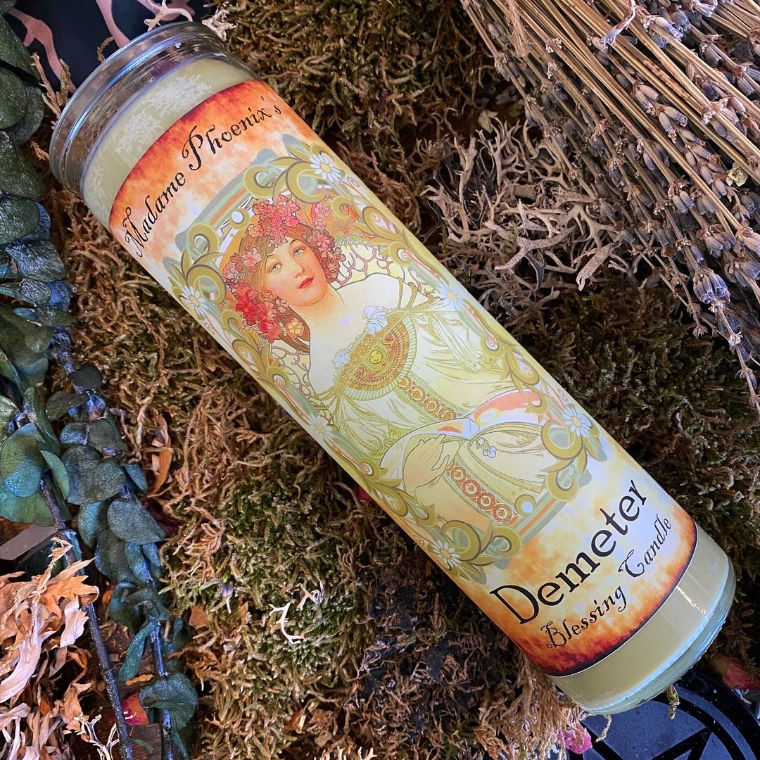 Demeter Ritual Altar Candle - Etsy