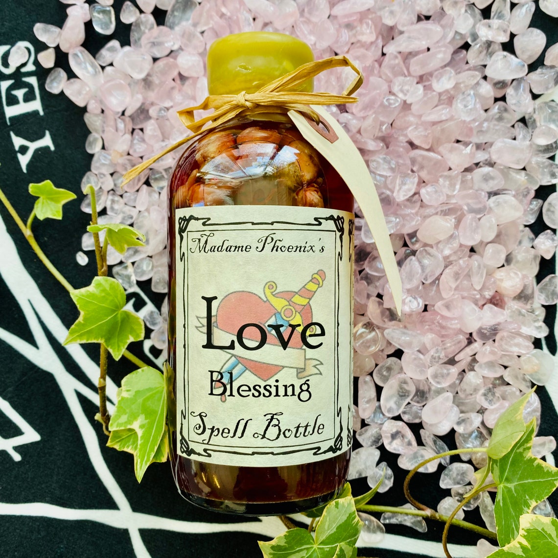 Love Blessing Magic Spell Bottle - Etsy