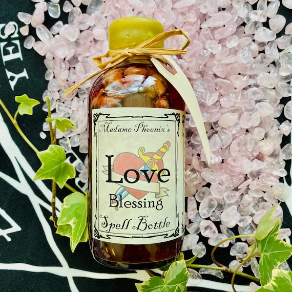 Love Blessing Magic Spell Bottle | Etsy