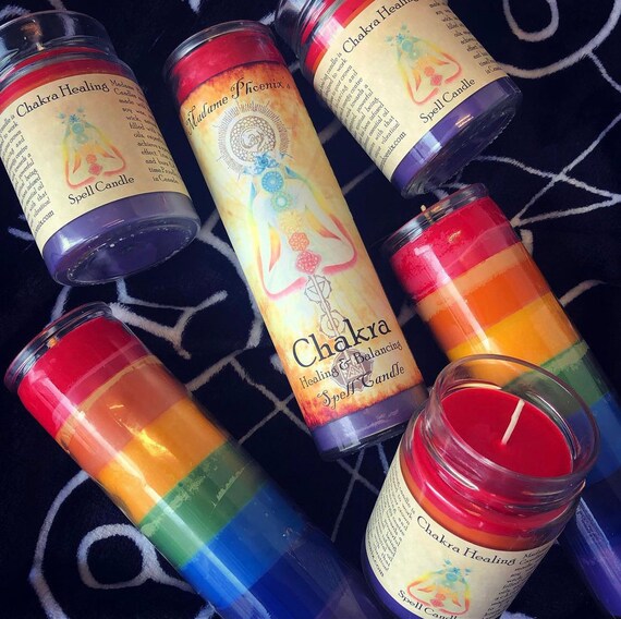 Chakra Balancing Reiki Charged Magic Spell Candle - Etsy