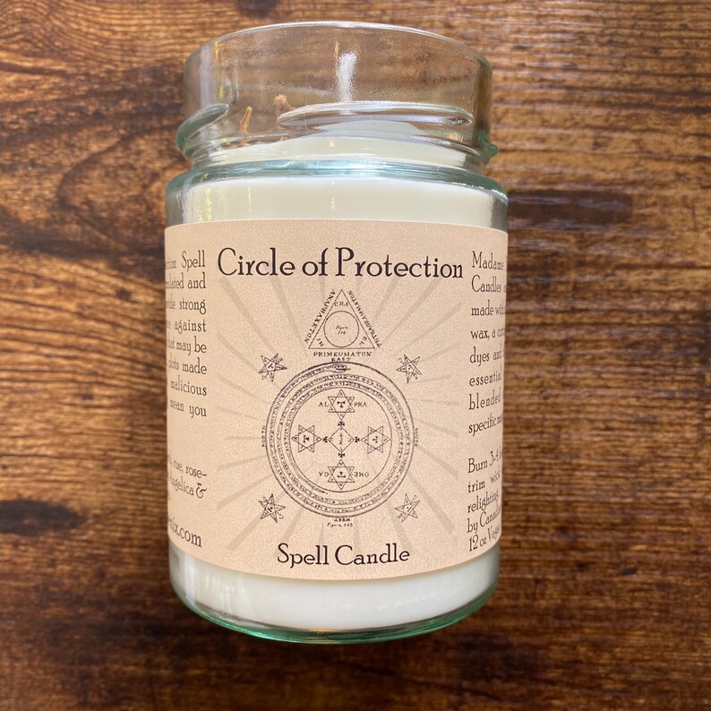 Circle of Protection Magic Spell Candle - Etsy