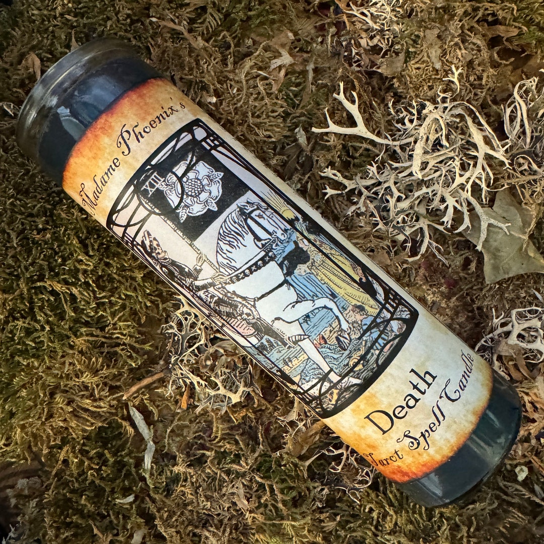 Tarot Magic Death Card Spell Candle - Etsy