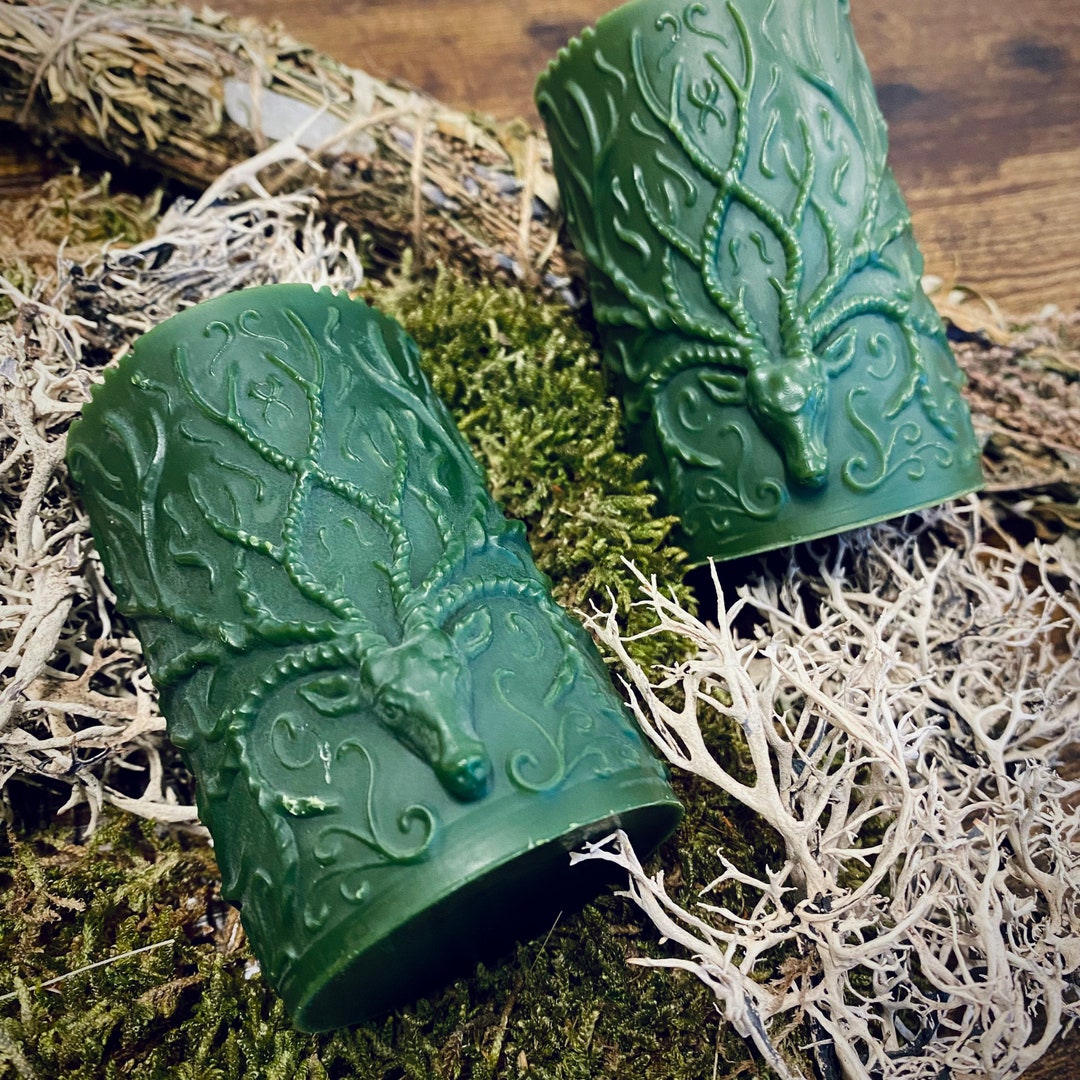 Cernunnos Sacred Hunter God of Witches Horned One Altar Candle - Etsy