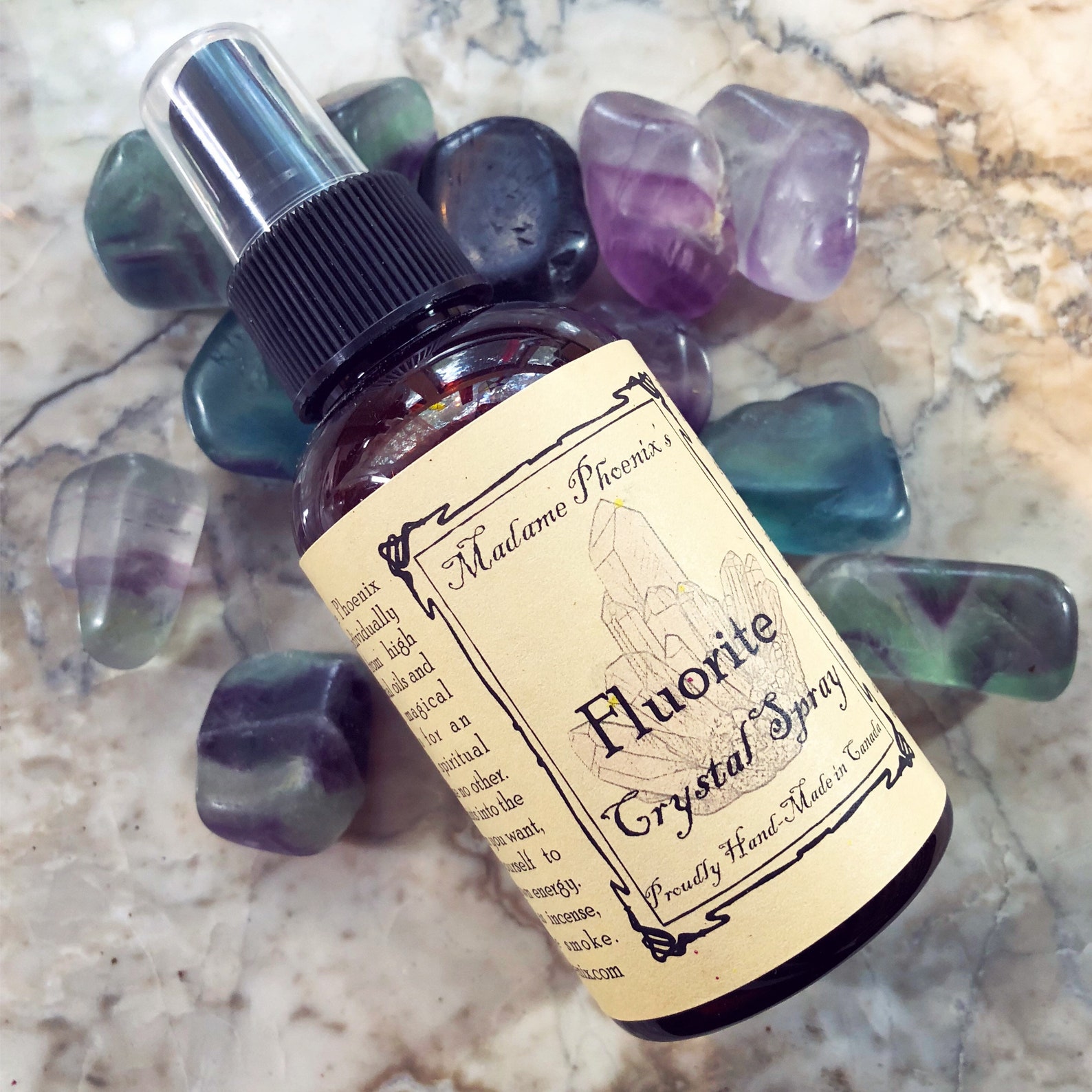 Fluorite Crystal Aromatherapy Spray - Etsy