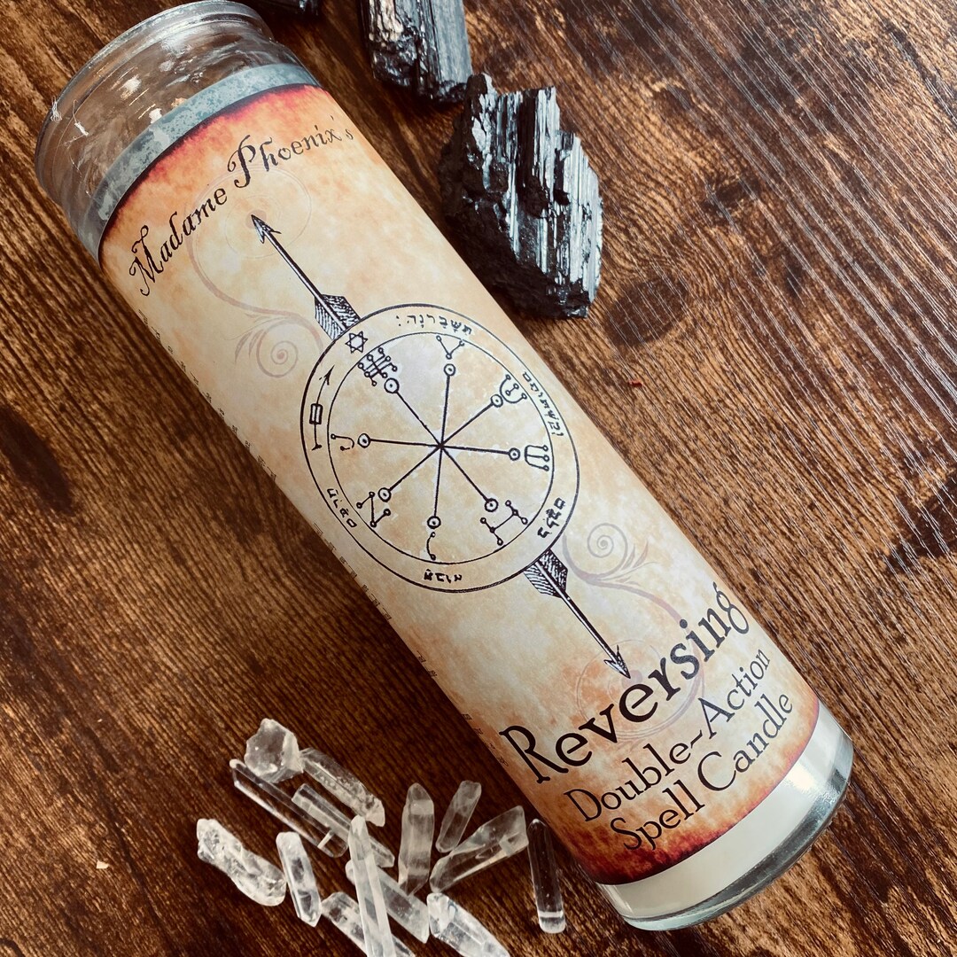 Double Action Reversing Spell Candle - Etsy