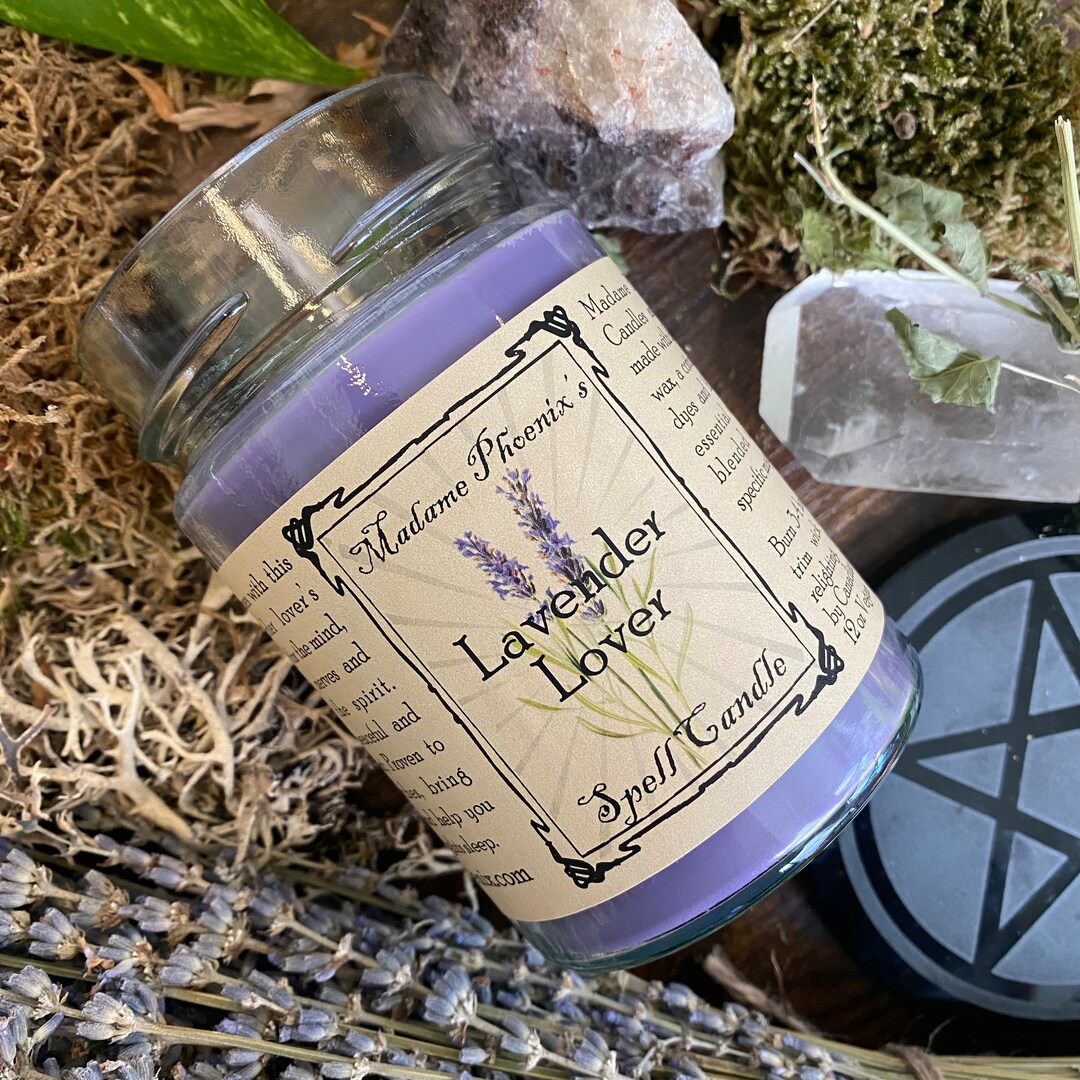 Lavender Lover Magic Aromatherapy Spell Candle - Etsy