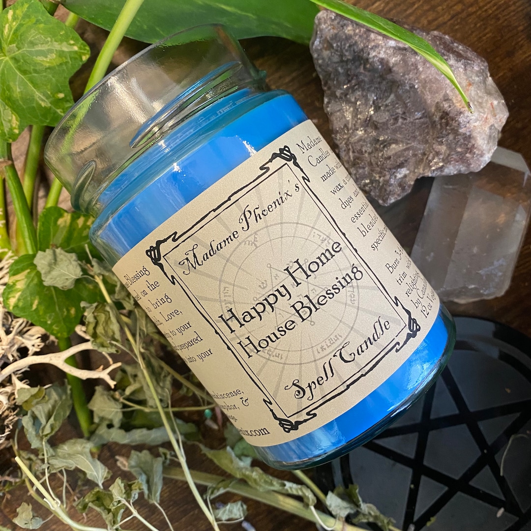 Happy Home House Blessing Spell Candle - Etsy