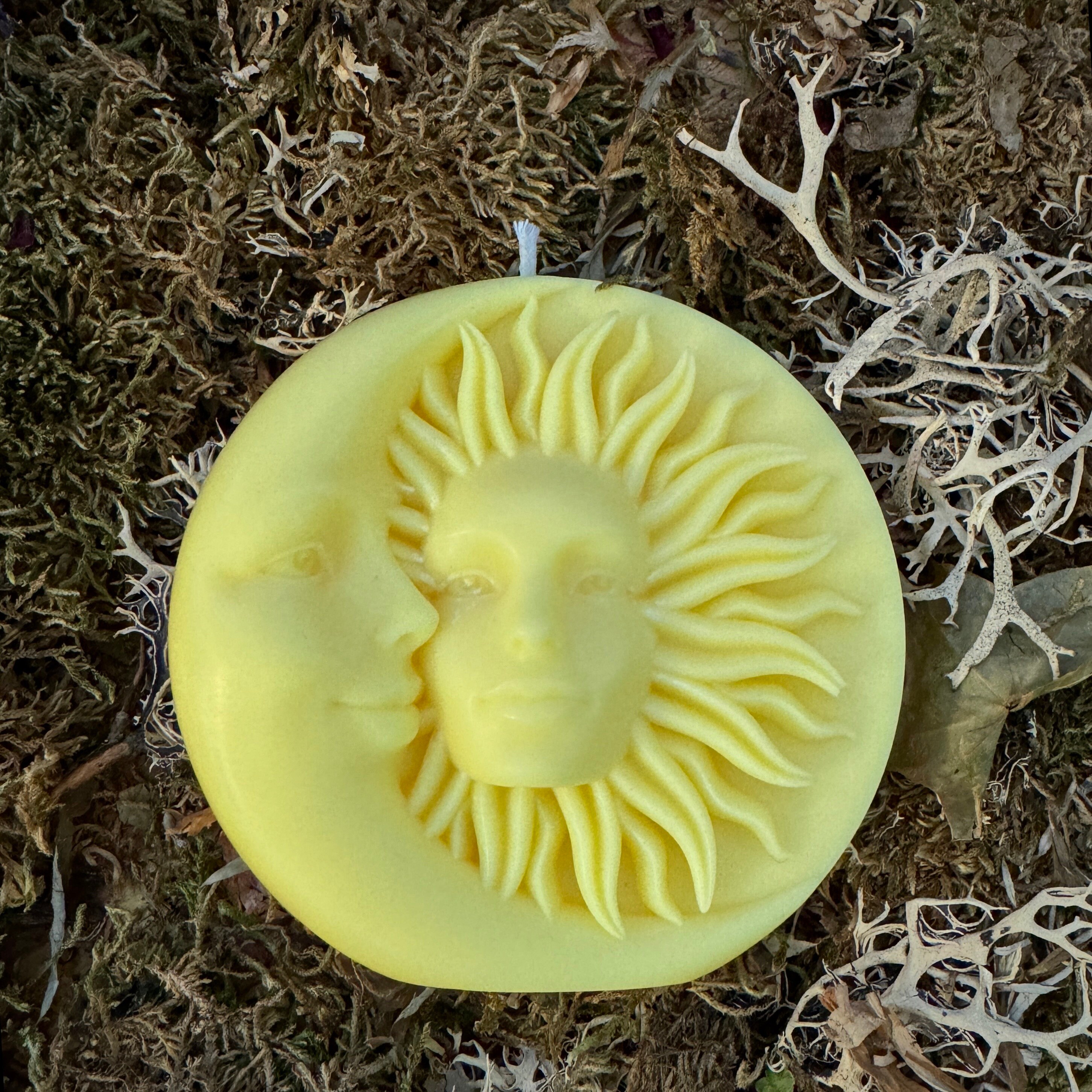 Sun and Moon Altar Candle - Etsy