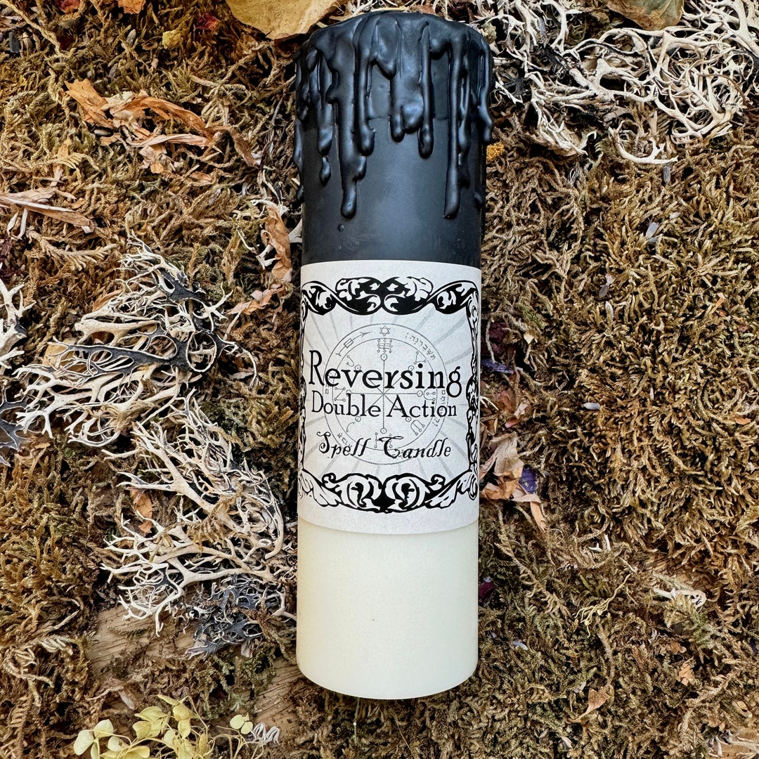 Reversing Tall Pillar Candle - Etsy