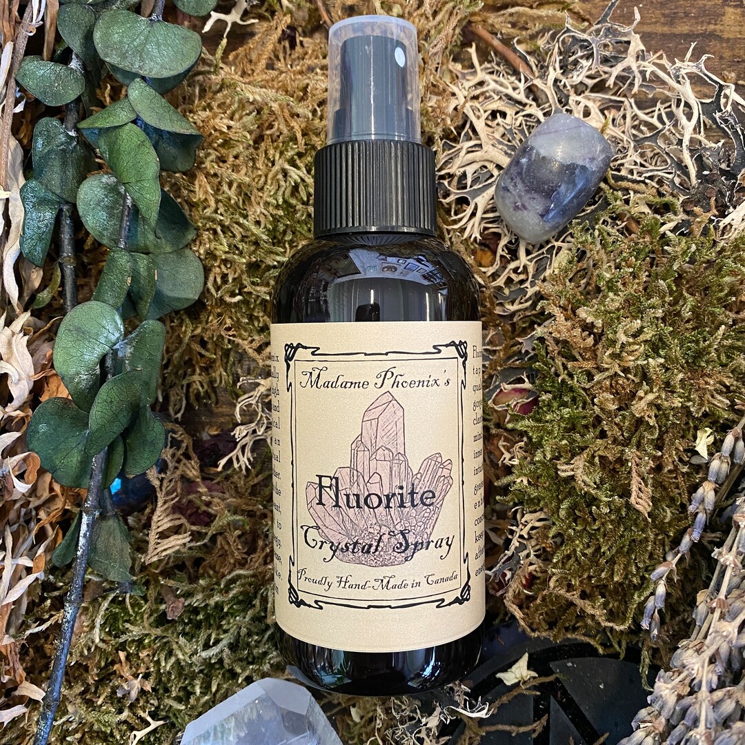 Fluorite Crystal Aromatherapy Spray - Etsy