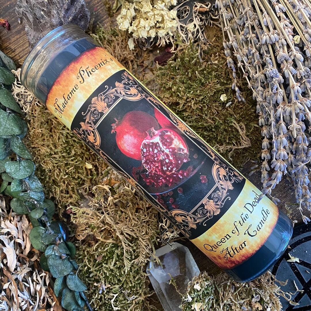 Queen of the Dead Samhain Altar 7 Day Style Candle - Etsy